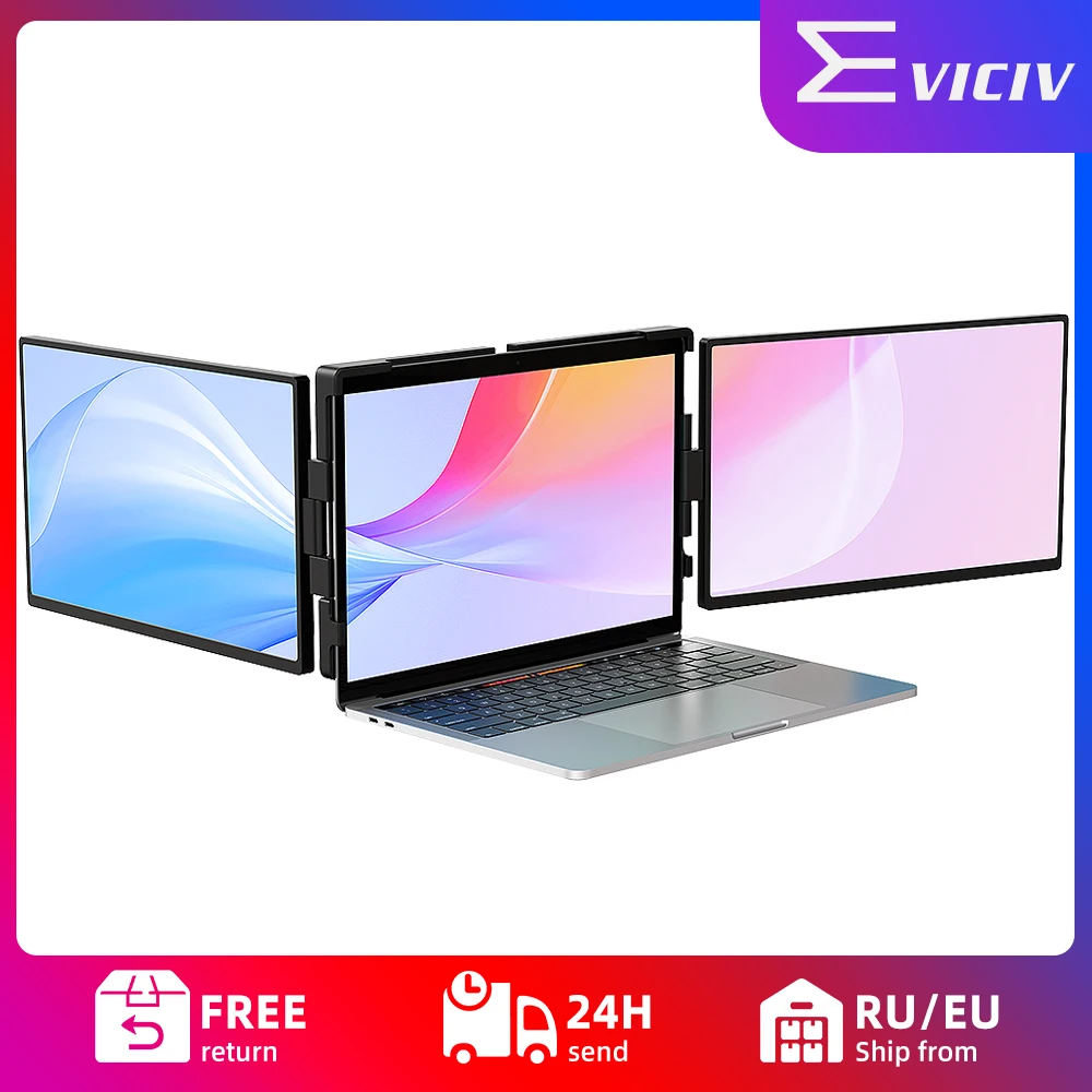 Eviciv-monitor-port-til-de-tela-tripla-de-14-0-polegadas-laptop-full-hd ...