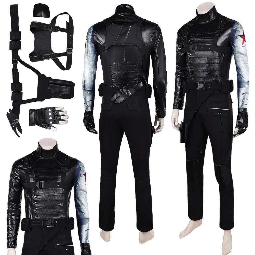 Fantasia Bucky Barnes Cosplay Battle Suits Movie Bolts of Thunder ...