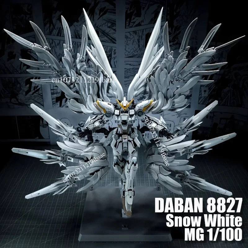 In Stock DABAN 8827 Snow White MG 1/100 XXXG-00YSW Assembly Model Kit ...
