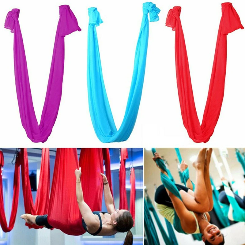1m-Yoga-Swing-Hammock-Trapeze-Sling-Aerial-Silk-Set-Anti-gravity ...
