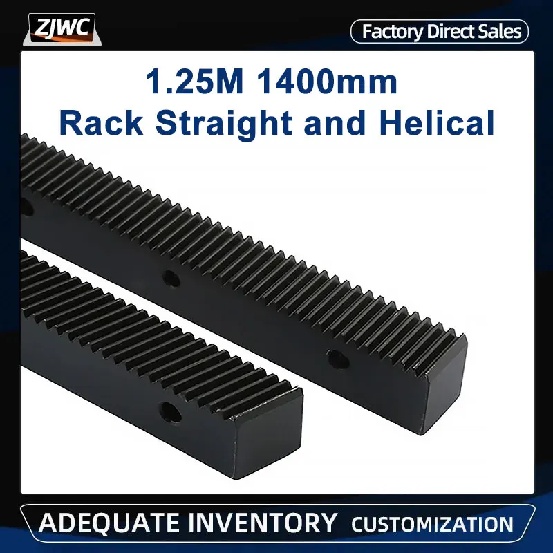 1pc-1-25-Mod-Right-Helical-Rack-Straight-Rack-1400mm-Helical-Gear-Rack ...