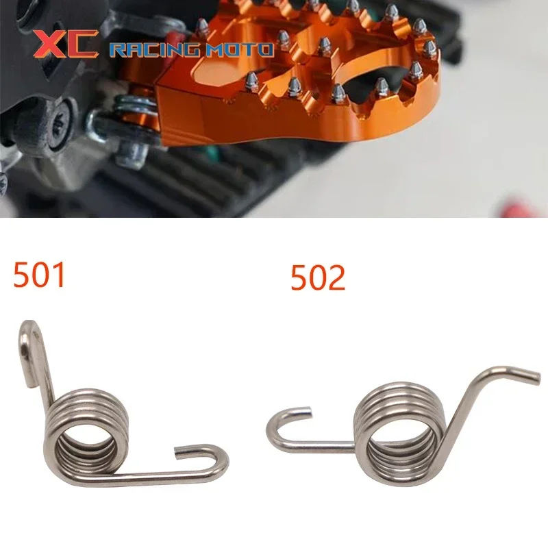 Motorcycle-Foot-Rest-Footpegs-Pedals-Spring-For-KTM-SX-SXF-EXC-EXCF-XC ...