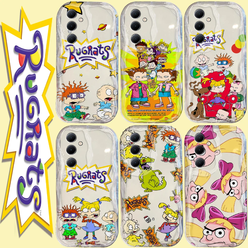 Funny-Anime-R-Rugrats-3D-Wave-Phone-Case-For-Samsung-Galaxy-S24-S22-S23 ...