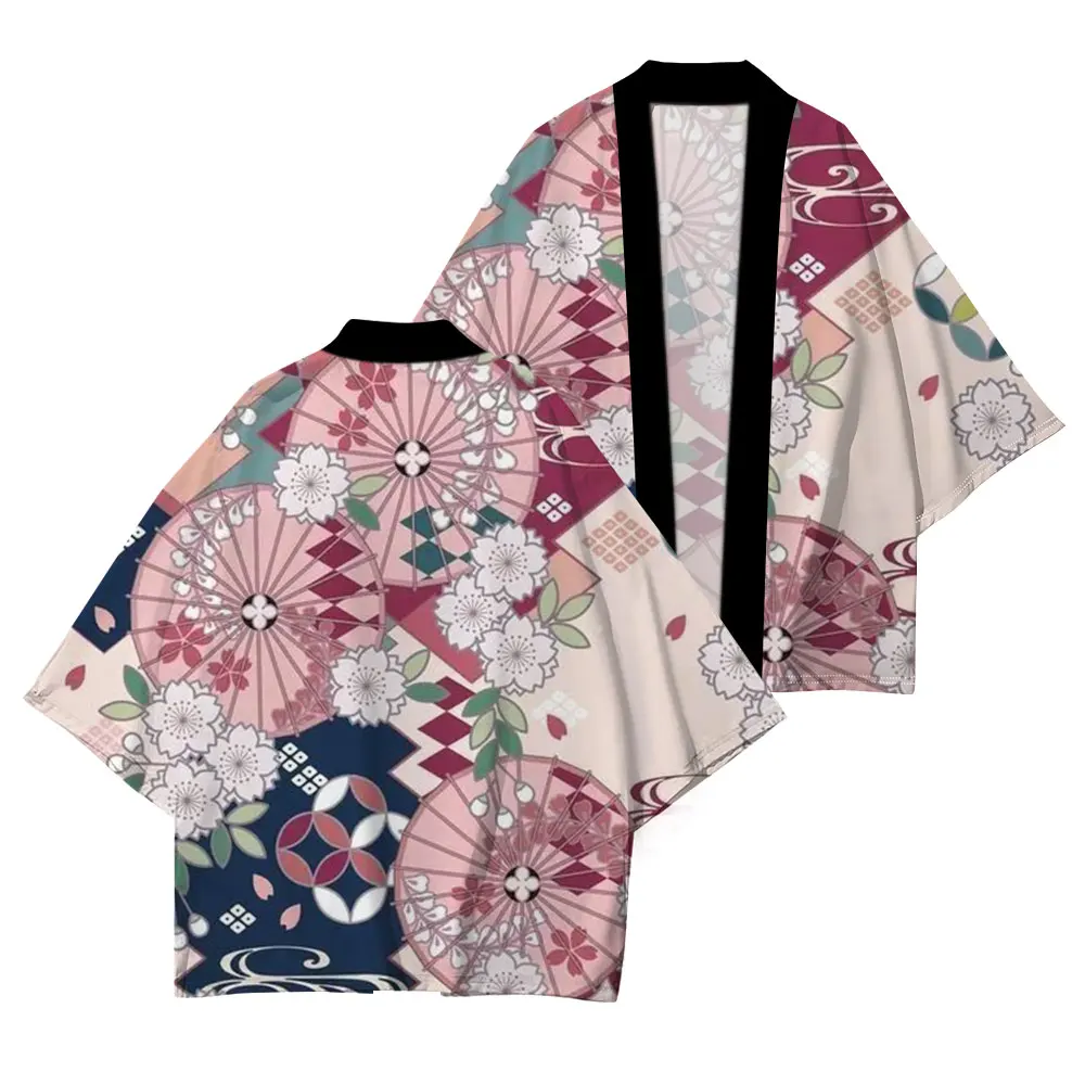 Japanese Traditional Clothing Japanese Kimono Men's And Women's Printed ...