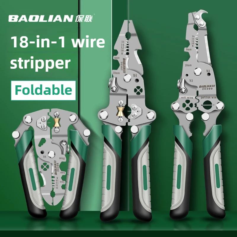 Multi Functional Foldable Electrician Specific Wire Cutting Pliers ...