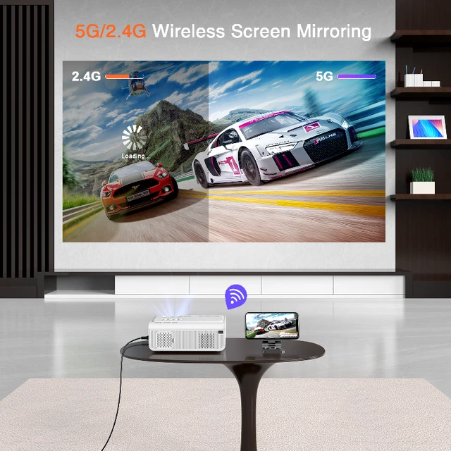 Transpeed Android 11 4K Projector WiFi6 HY300 Allwinner, 56% OFF