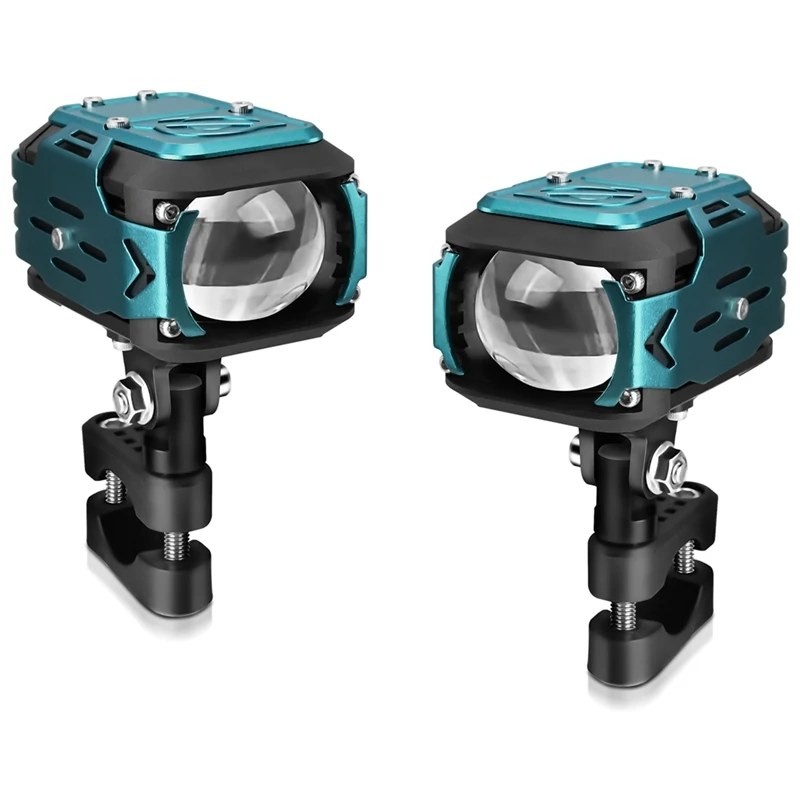 Motorcycle-Auxiliary-LED-Light-Driving-Spotlights-White-Amber-Blue-Fog ...