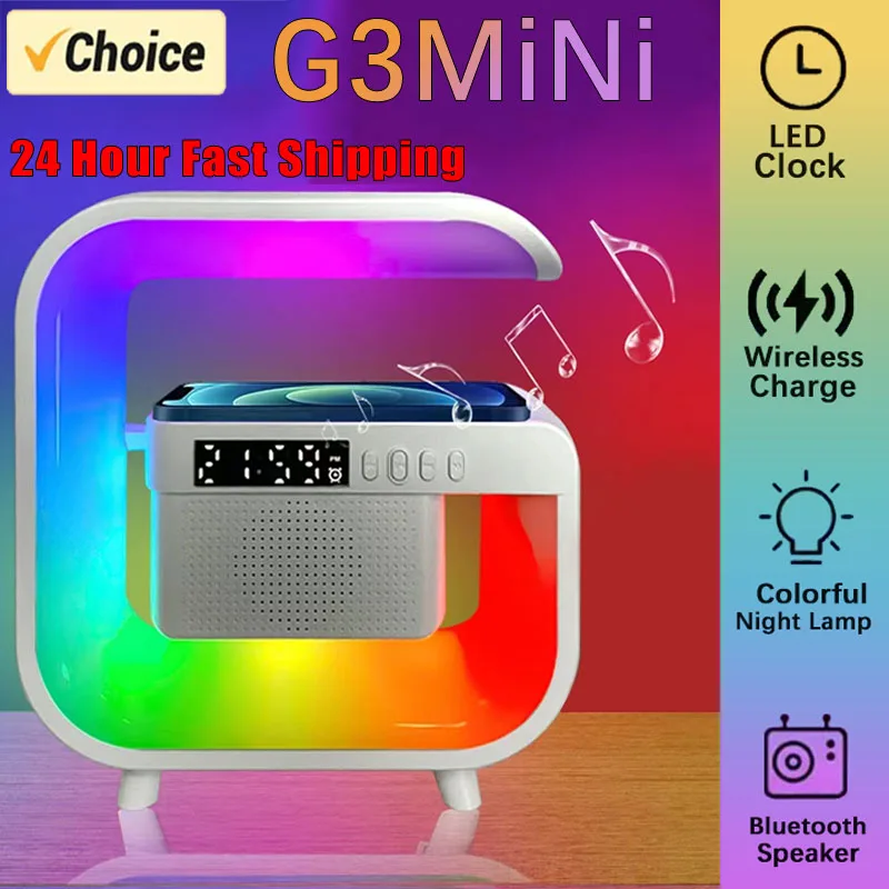 Multifunction-Wireless-Charger-Stand-Bluetooth-5-0-Speaker-FM-TF-RGB ...
