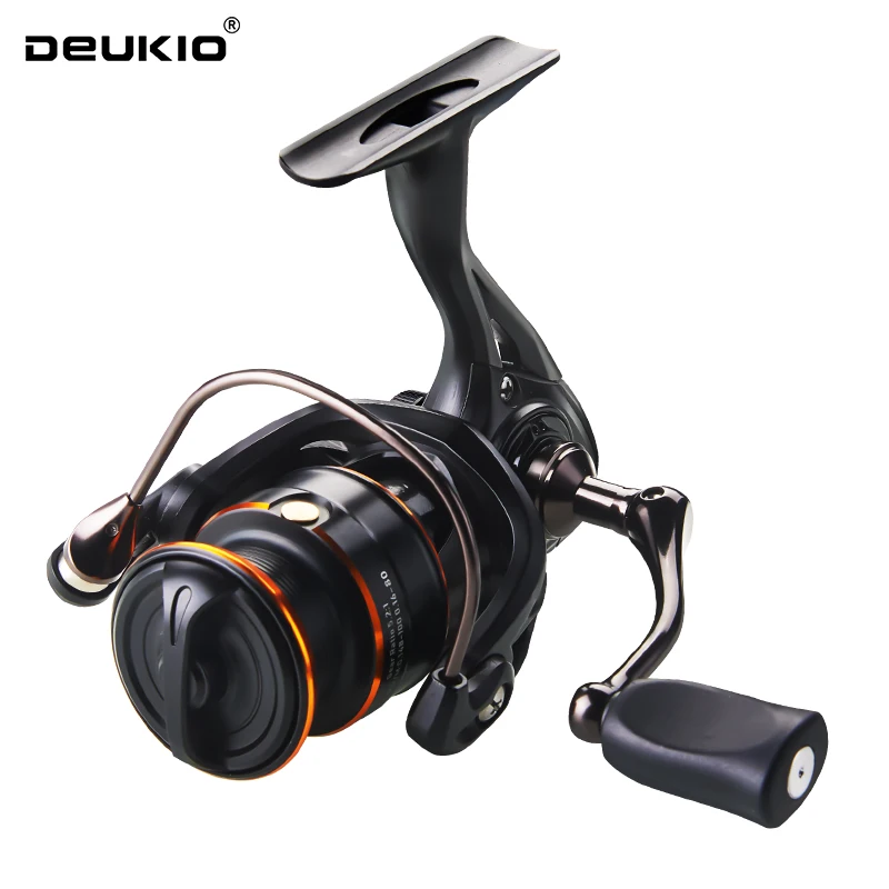 DEUKIO Lightweight Mini Fishing Reel Small Spinning Reels Carp Raft ...