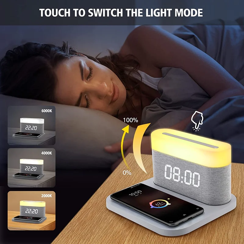 Wireless-Charge-with-Digital-Alarm-Clock-LED-3-Gear-Adjustment-Night ...