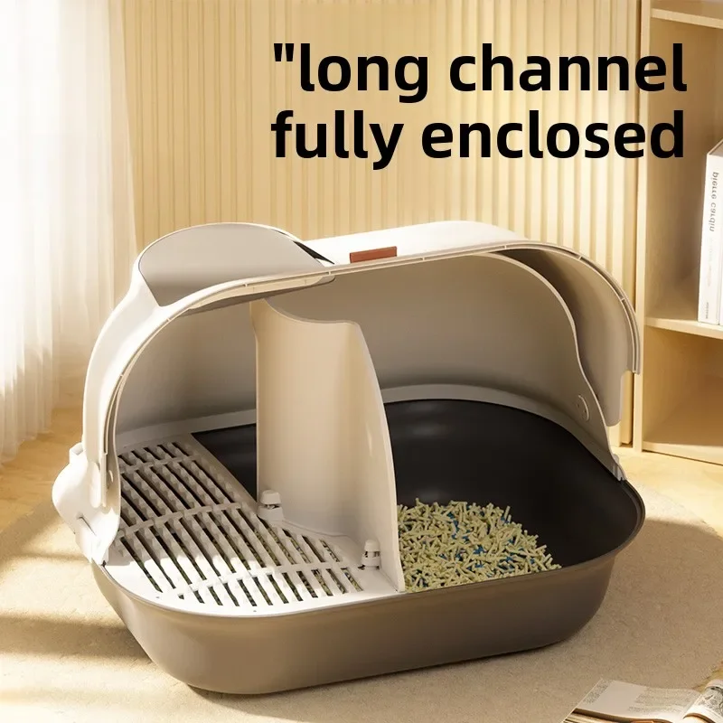 Cat Litter Box Full Closed: The Real Solution for Smell, Splatter, and ...