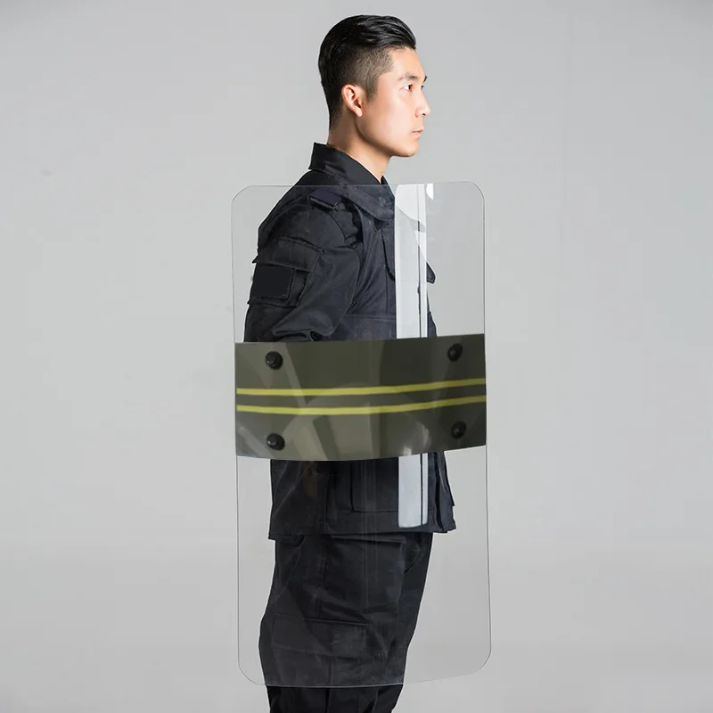 Army Green Two Bar 4mm Square Shield Transparent Explosion Proof PC ...