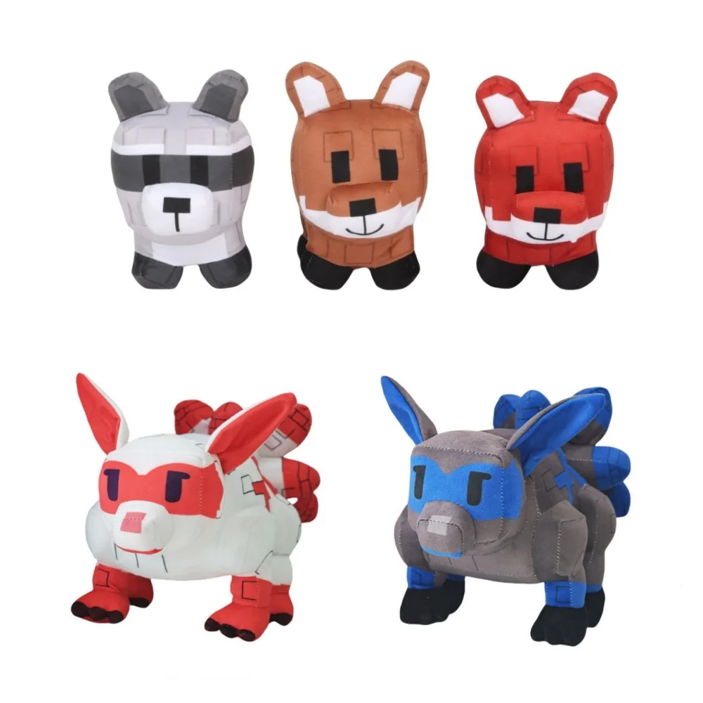 Grow A Garden Plush Raccoon Nine Tailed Fox Plush Toy Game Peripheral ...