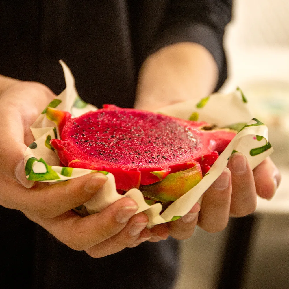 Sustainable Beeswax Food Wrap Set | Reusable Plastic Wrap Alternative ...