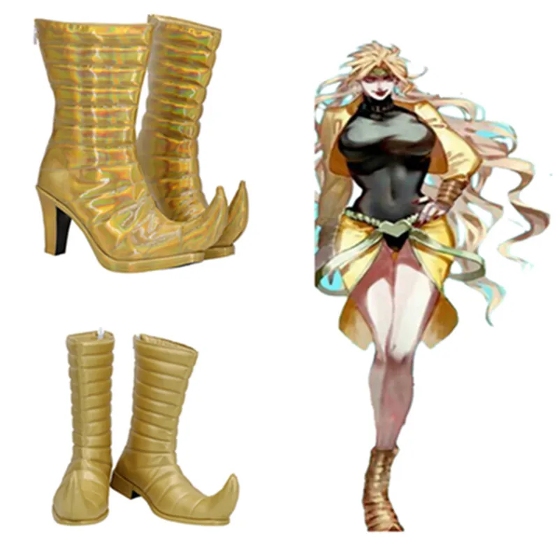 Anime-JoJo-s-Bizarre-Adventure-Dio-Brando-Cosplay-Shoes-Boots-Halloween ...