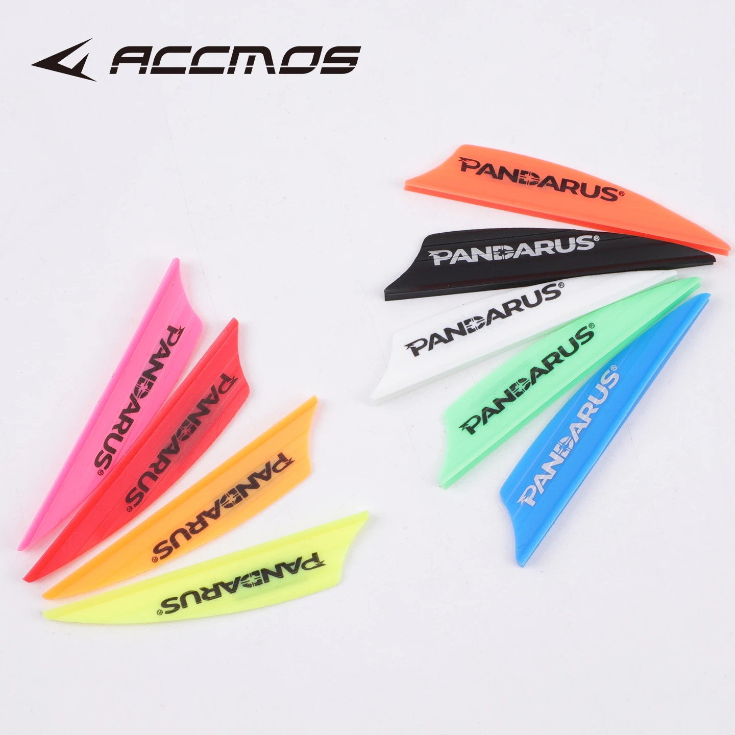 30/50pc PANDARUS 1.89in(48mm) Plastic Arrow Feather AIR Archery Arrow ...