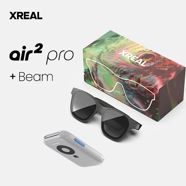 XREAL Nreal Air 2 Pro Smart AR Glasses HD 130 Inches Space Giant Screen ...