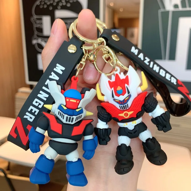 Cute-Mecha-Warrior-Keychain-for-Car-Keys-Anime-Accessories-Key-Chain ...