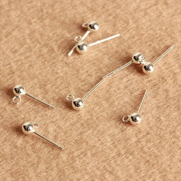 Sterling-Beaded-Sling-Ear-Clips-Diy-Jewelry-Accessories-Hook-Opening ...