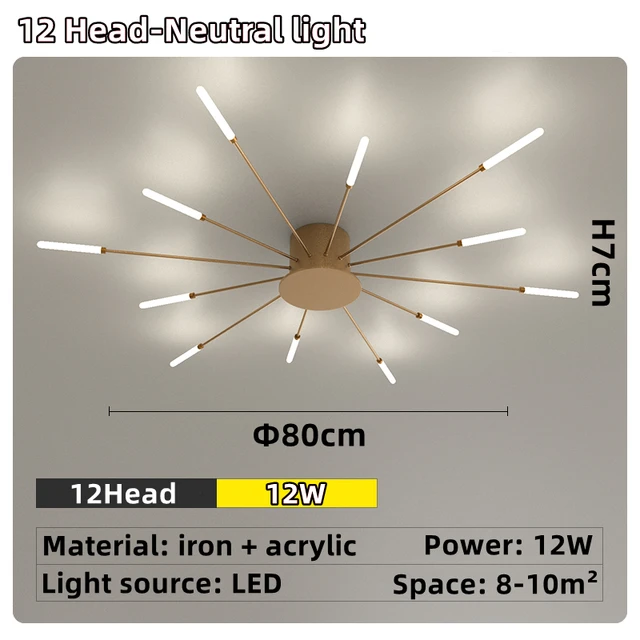 Firework Shaped LED Ceiling Light Chandeliers - Lighting4Home