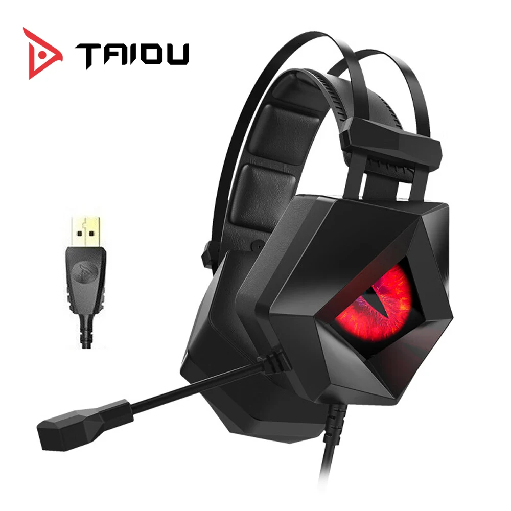 TAIDU-THS300-Gaming-Headset-Wire-Headphones-7-1-Noise-canceling-Mic-3D ...
