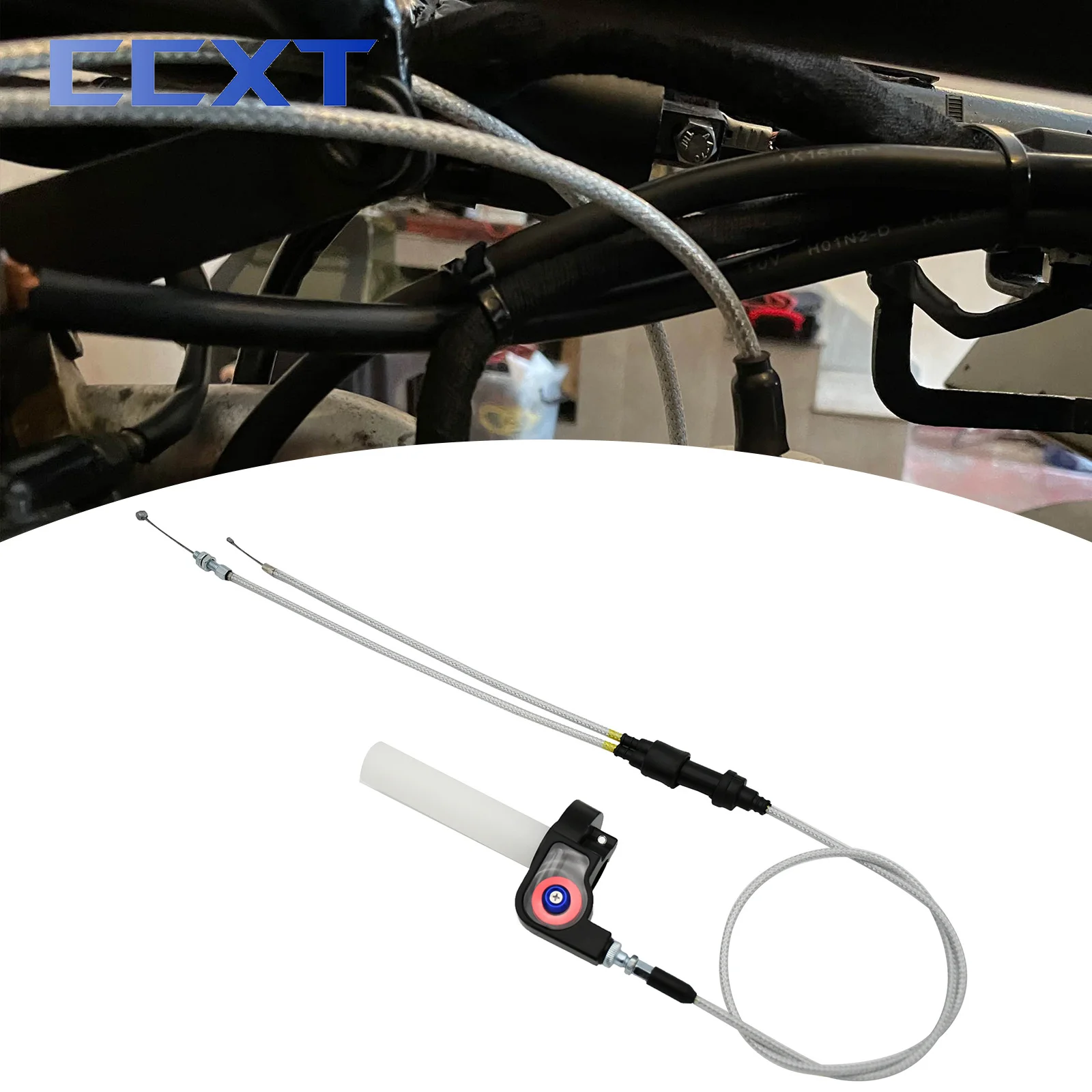 Dual-Throttle-Cable-Throttle-Handle-For-KEIHIN-PZ30-PZ30mm-Carburetor ...