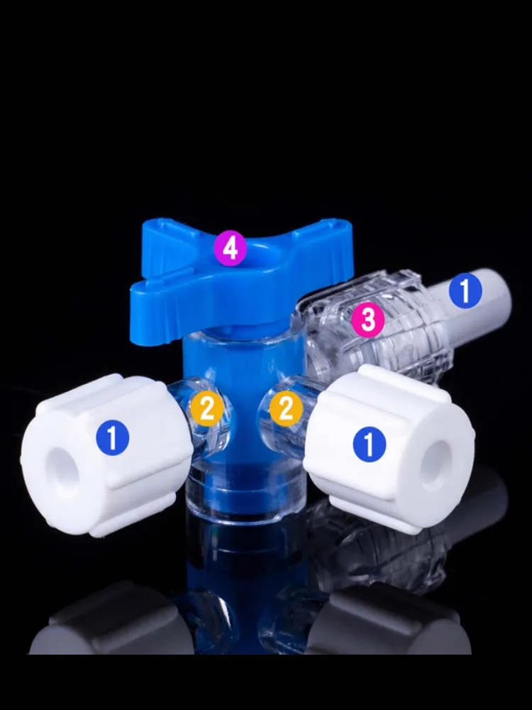 5pcs Disposable Sterile Medical Three-way Water Light Medicine ...