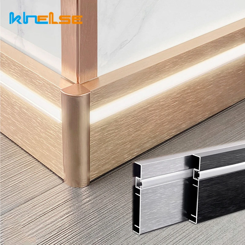 LED-alum-nio-perfil-parede-contorna-l-mpada-linear-linha-escovado ...