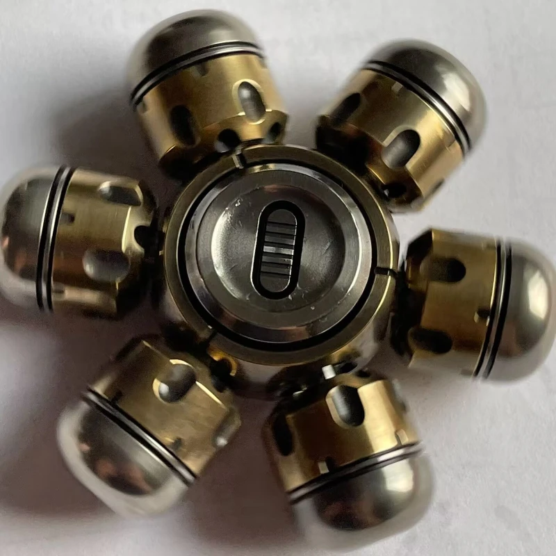 Second-Hand-out-of-Print-Space-Time-Elastic-Nest-Fingertip-Gyro-Brass ...