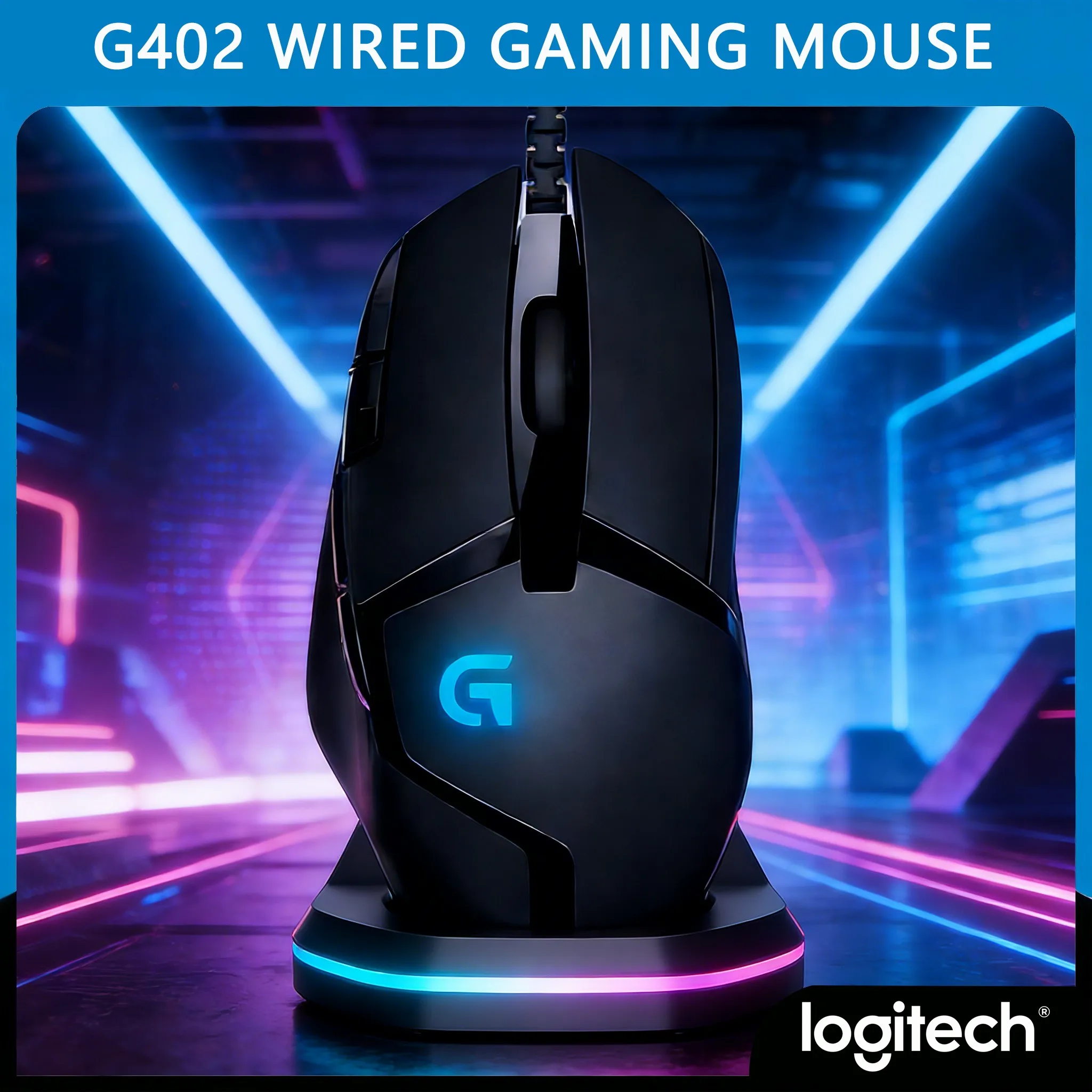Logitech G402 Hyperion Fury - Precision DPI Settings for Pro Gamers ...