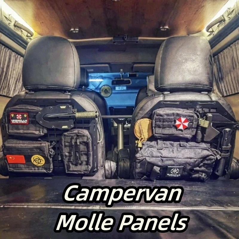 Campervan Molle Panels Tactical Seat Back Organizer Recreational ...