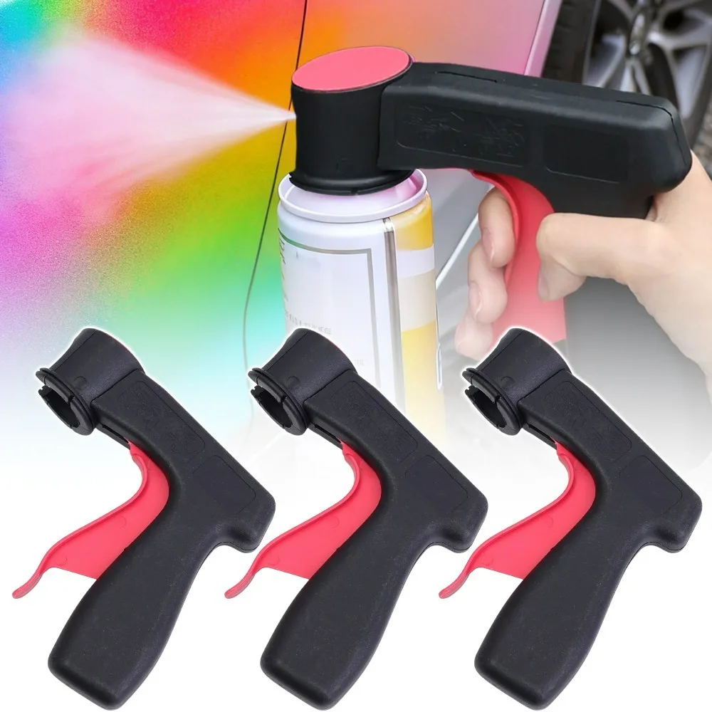 Aerosol Spray Kan Trigger Handvat Volledige Grip Verfpistool Adapter ...