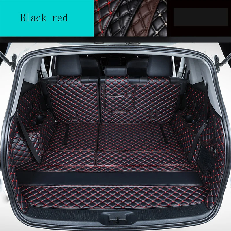 Custom-Leather-Car-Trunk-Mat-Cargo-Liner-for-Toyota-Highlander-7-seats ...