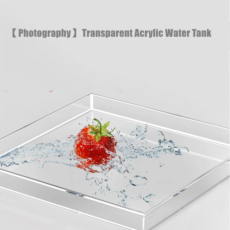 Transparent-Acrylic-Water-Tank-Shallow-Sink-Photo-Studio-Kit-Tabletop ...