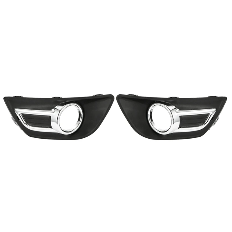 1-Pair-for-Citroen-C4-C-Quatre-2008-2011-Chrome-Front-Bumper-Fog-Lamp ...