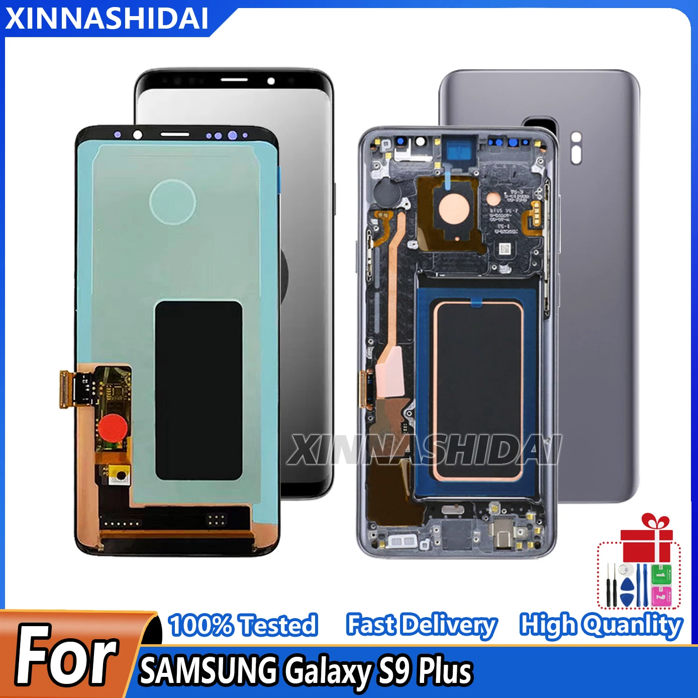 Super-AMOLED-display-For-SAMSUNG-Galaxy-S9-plus-LCD-Display-Touch ...