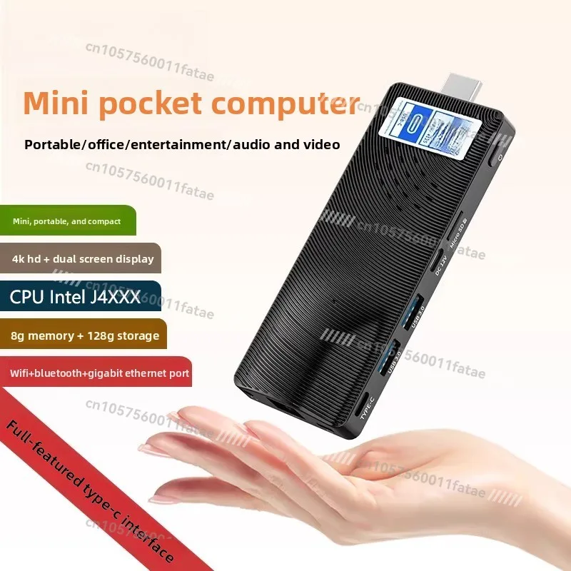 Mini Host Win11 Micro Computer Stick, 4K Movie Office Home Pocket ...