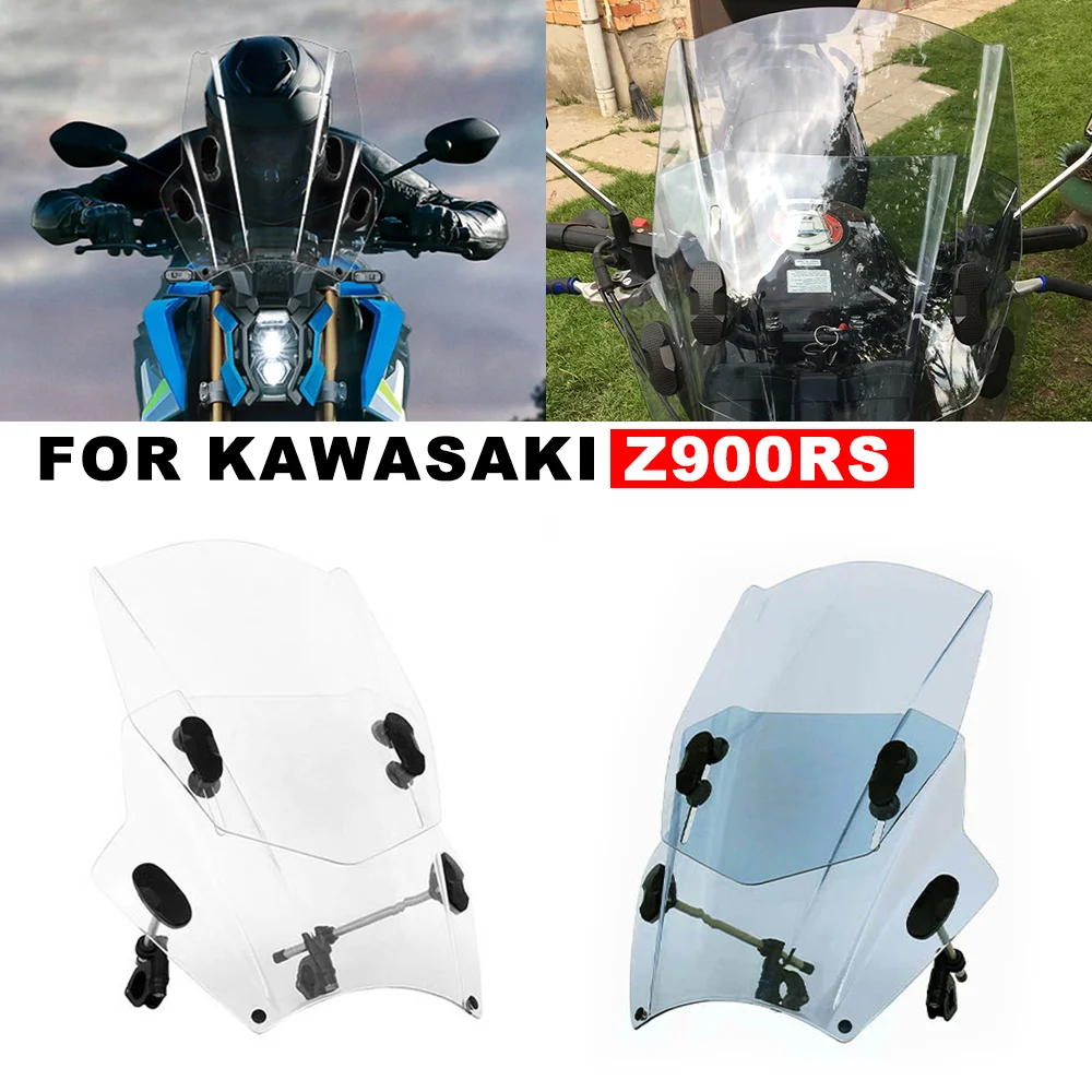 For KAWASAKI Z900RS 2018 2019 2020 Motorcycle Adjustable Windscreen ...