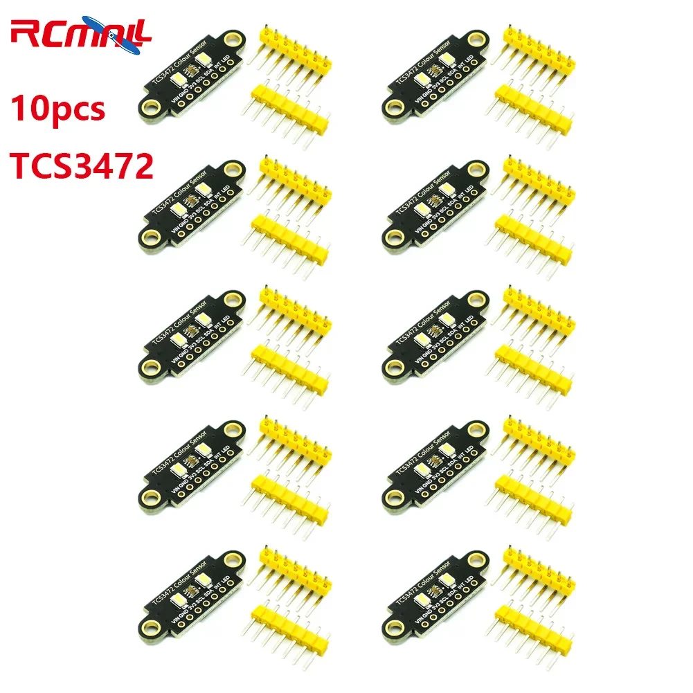 RCmall-10Pcs-TCS34725-TCS3472-Color-Sensor-RGB-Sensor-Recognition ...