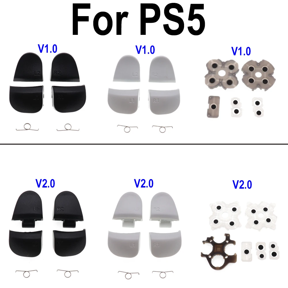 Mando-Dualsense-para-PS5-v1-0-V2-L1-R1-L2-R2-botones-de-disparo-muelles ...