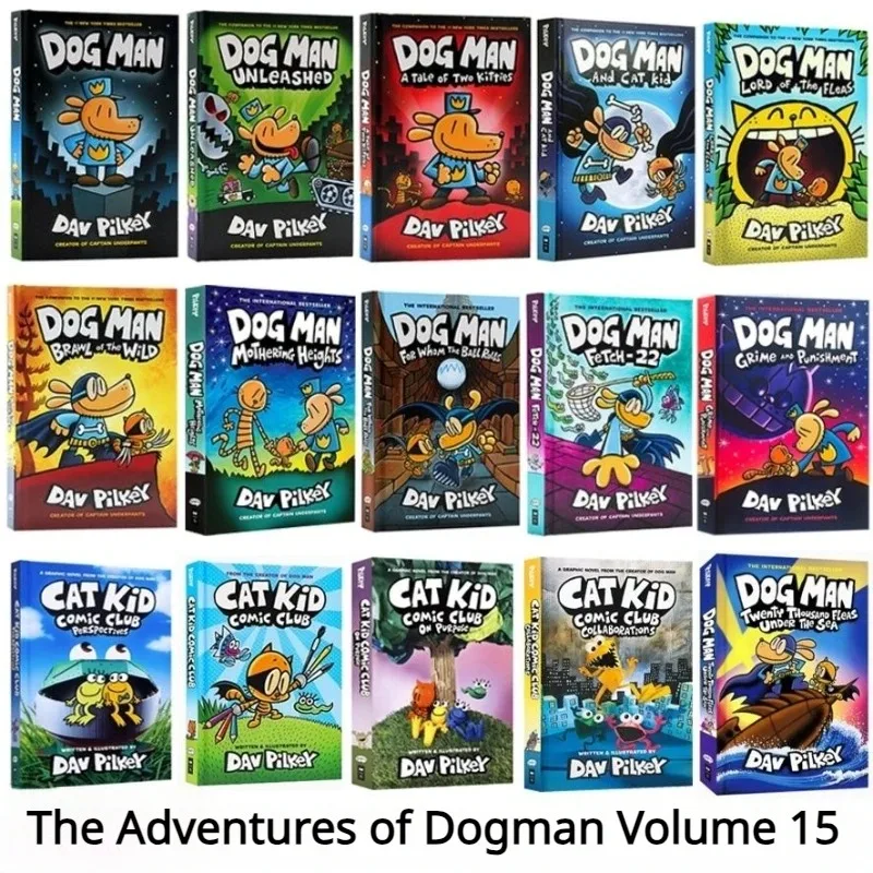 English-Manga-Book-Dog-Man-Detective-Dog-Series-Comic-Book-Children-s ...