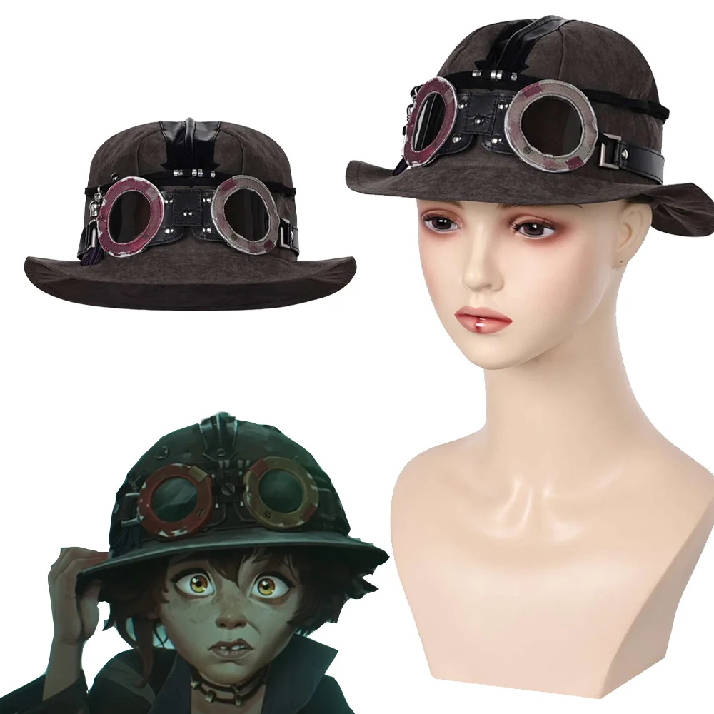 Fantasy Isha Hat Arcane Cosplay Headwear 2024 Game LoL TV 2 Cap Costume ...