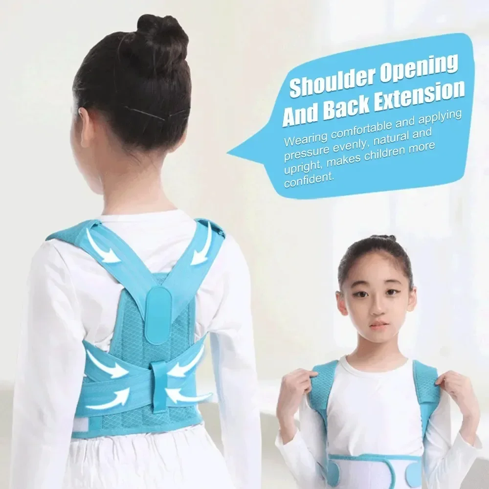 Children-Adjustable-Posture-Corrector-Back-Support-Boy-Girls-Shoulder ...