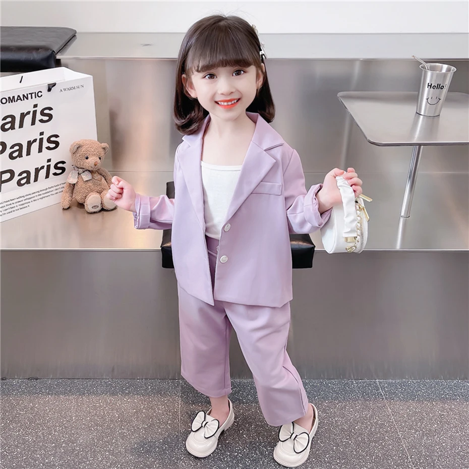 Girls-Suit-Set-Jacket-Pants-Tracksuits-For-Girls-Spring-Autumn-Outfit ...