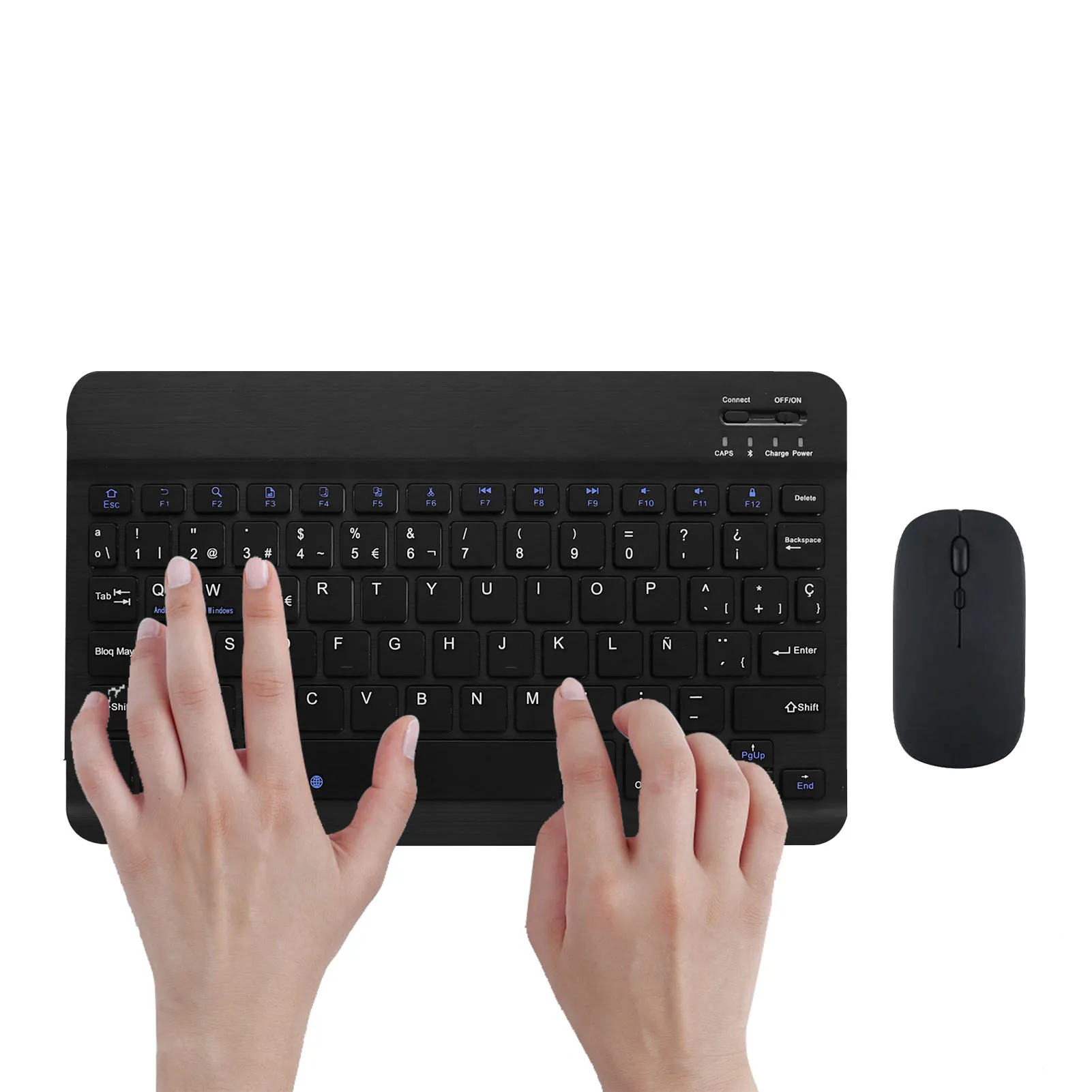 Wireless-Keyboard-And-Mouse-Thai-Spanish-Bluetoothes-Keyboard-For-IOS ...