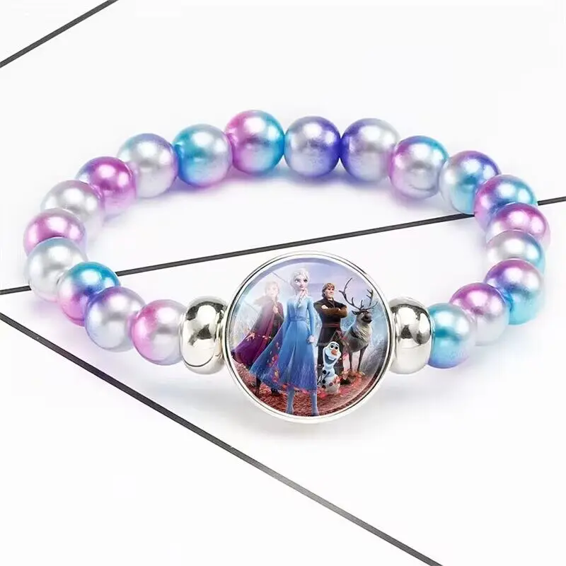 Disney-frozen-Elsa-Anna-Princess-Bracelets-Fashion-Rainbow-Cute-Girl ...