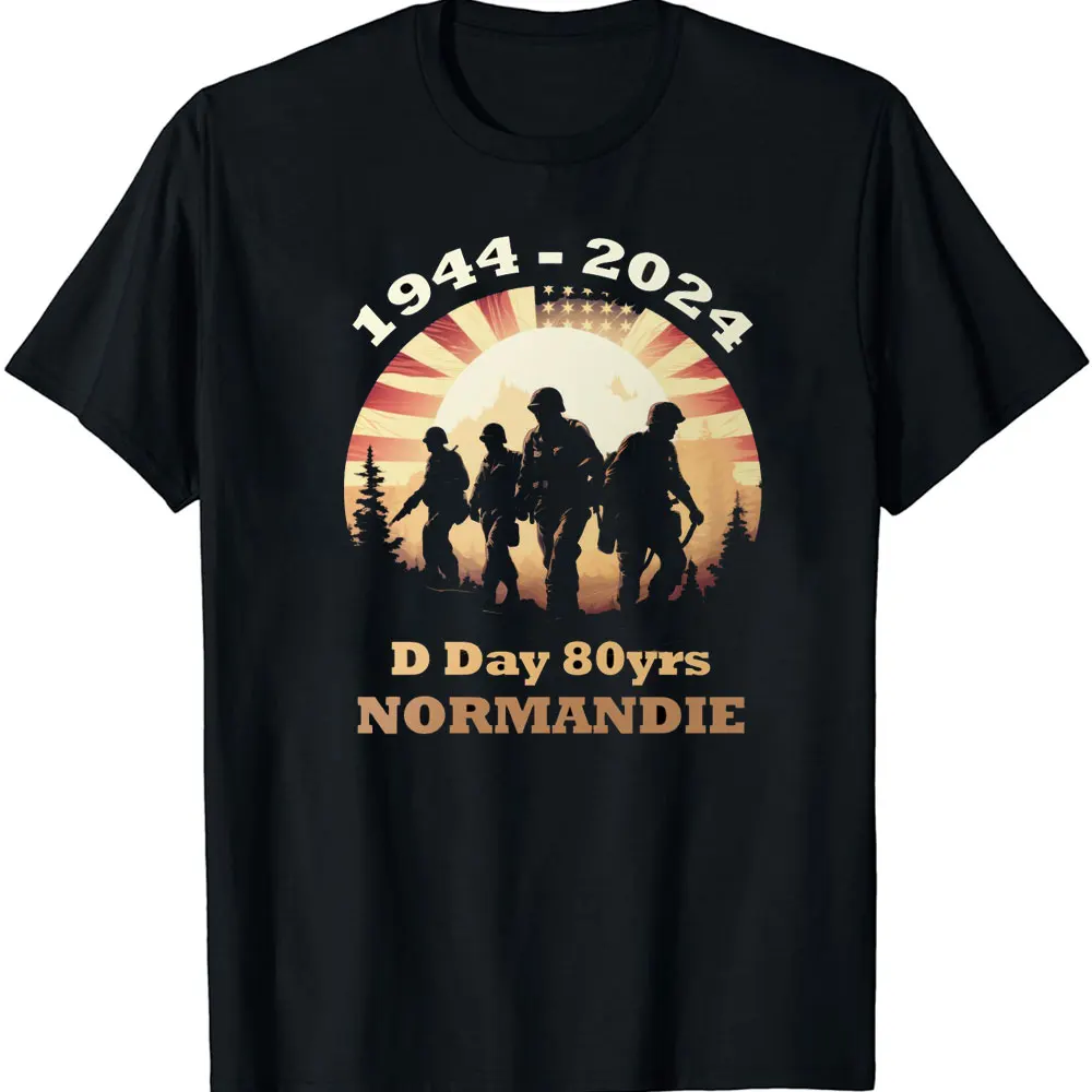 D-Day Shirt Omaha Beach Normandy Landings 80th Anniversary 1944-2024 ...