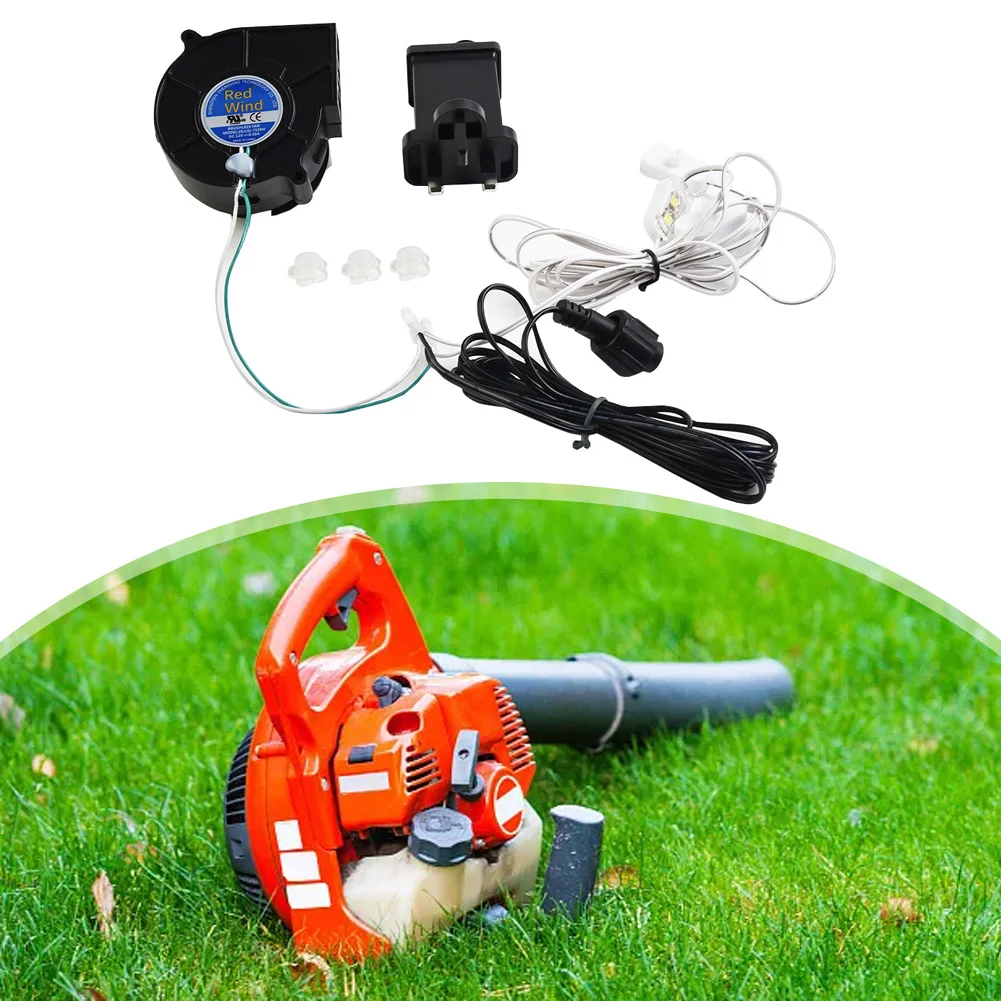 12V-0-5A-Fan-Blower-Motor-With-3-LEDs-Lig-For-Garden-Yard-Inflatable ...