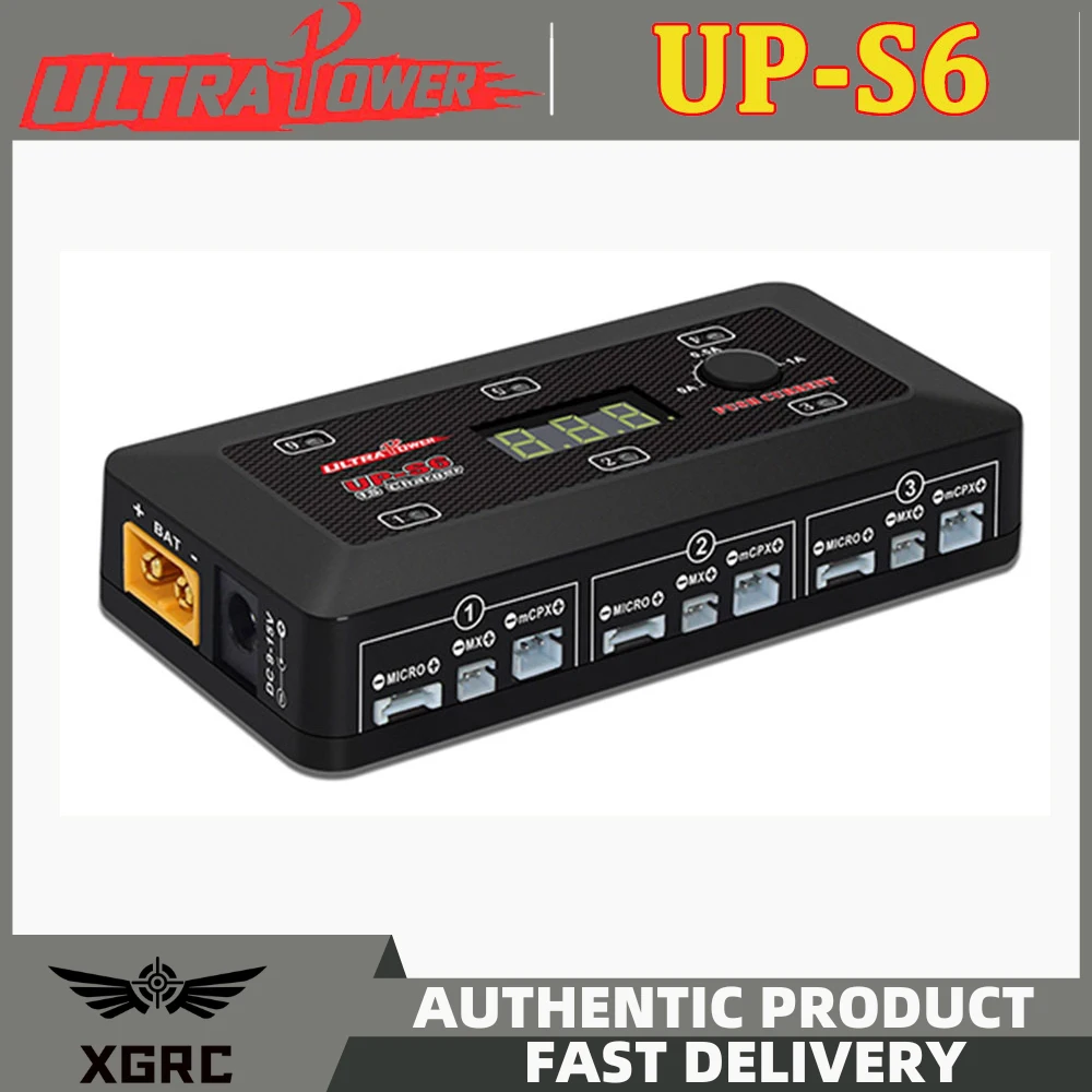 Ultra Power UP-S6 3.7V 1S Lipo LiHv Battery Charger with MICRO MX mCPX ...