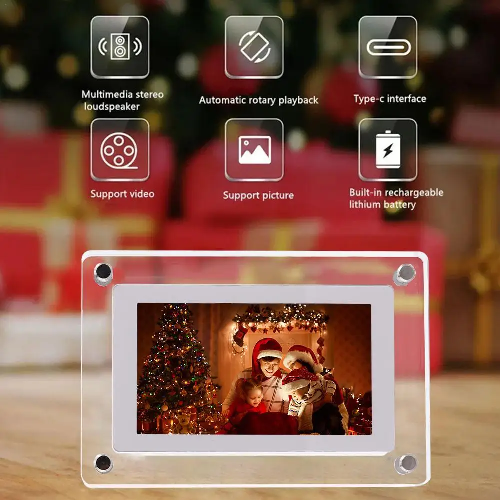 5Inch-Acrylic-Video-Player-Smart-Motion-1080p-Digital-Photo-Frame-Video ...
